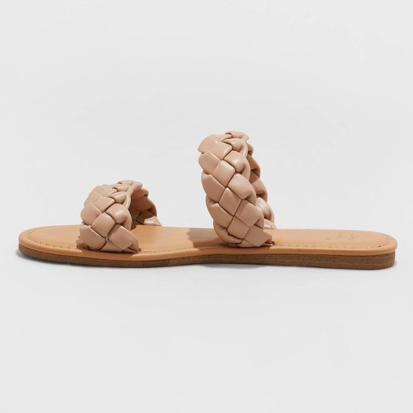 a new day | Shoes | Womens Lucy Braided Slide Sandals A New Day Tan ...
